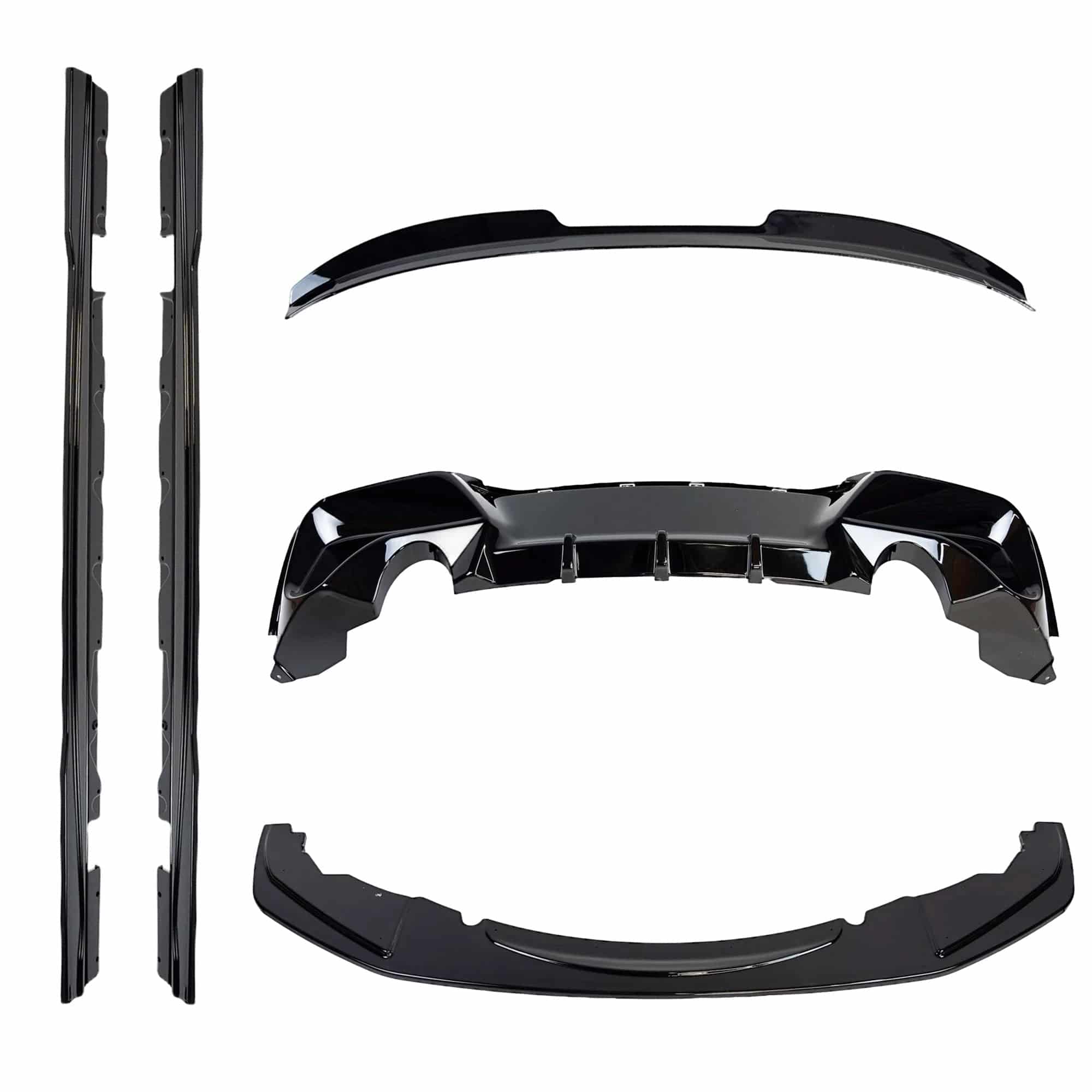 BMW 1 Series & M135i F20 F21 Pre-LCI Gloss Black Body Kit by ZAERO ...