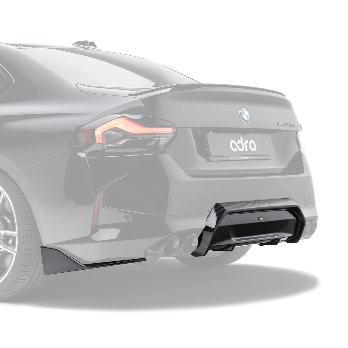 BMW M240i & 230i M Sport G42 Carbon Fibre Rear Diffuser Set by ADRO