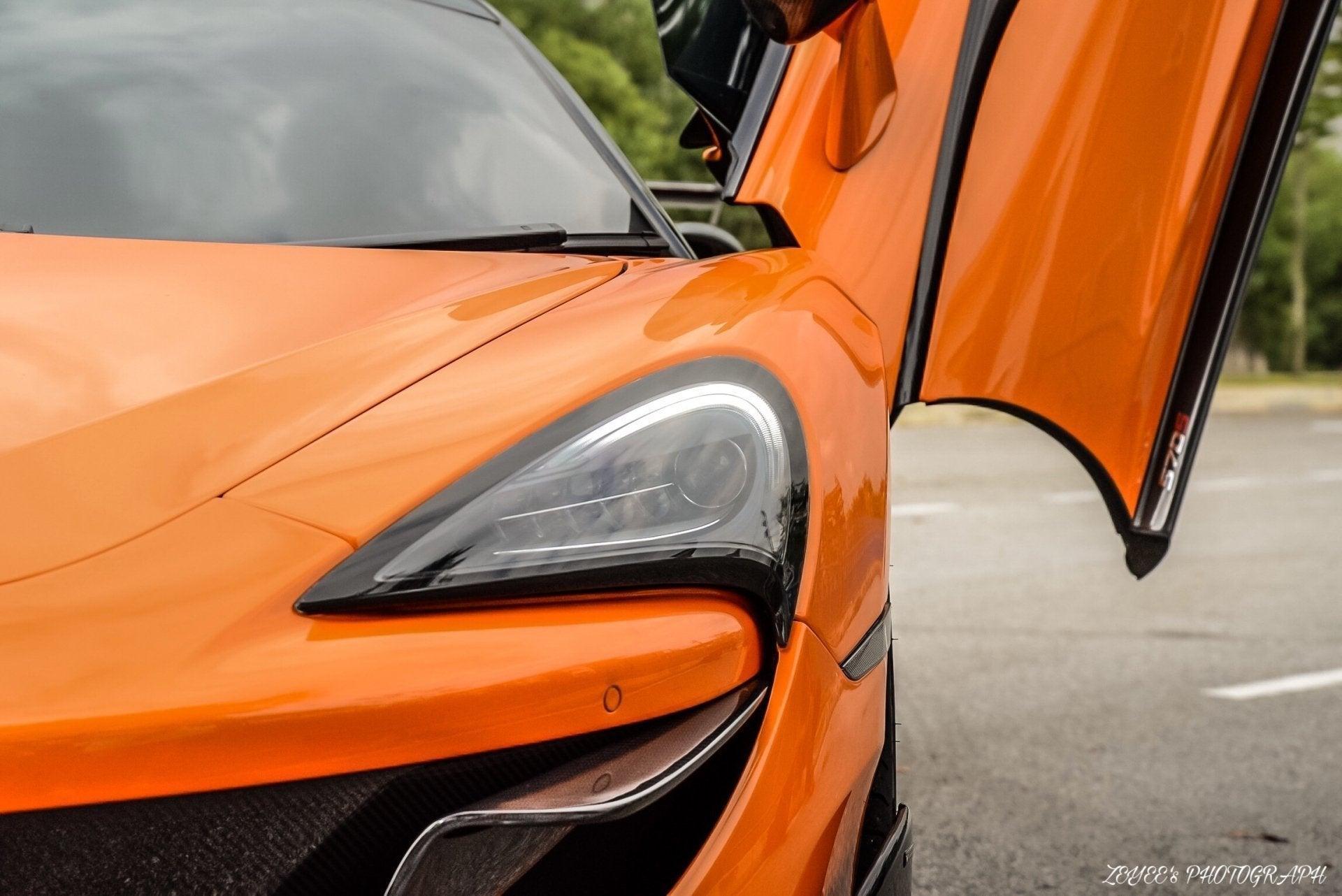 Vorsteiner Carbon Fibre 570-VX Front Bumper + Lower Splitter for ...