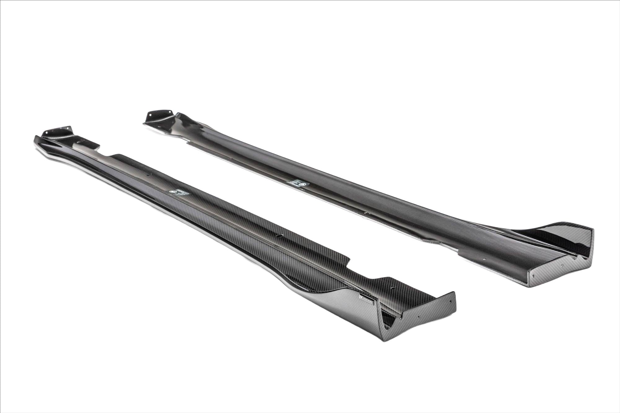 Vorsteiner Carbon Fibre VOLTA Aero Side Skirt For Tesla Model 3 (2018 ...