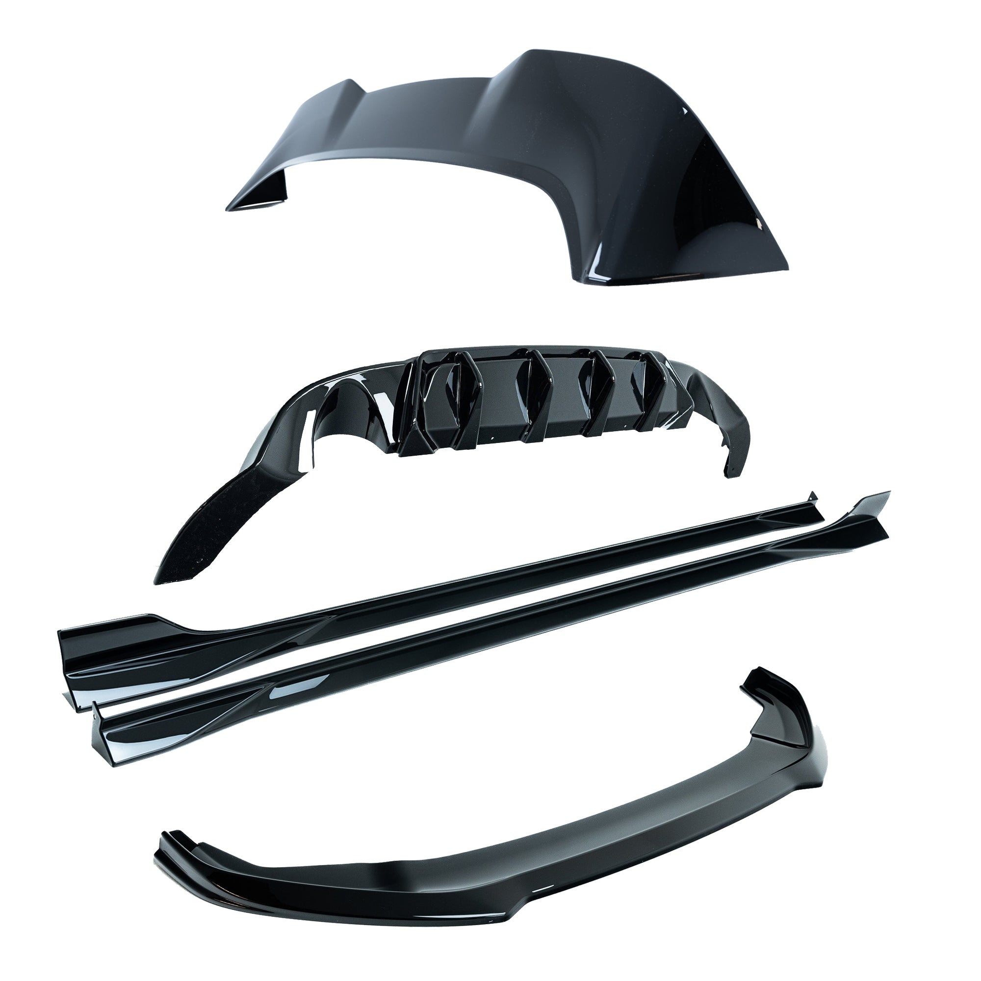 VW Golf GTI MK7 Gloss Black Body Kit by ZAERO (2013-2017) - Prices from ...